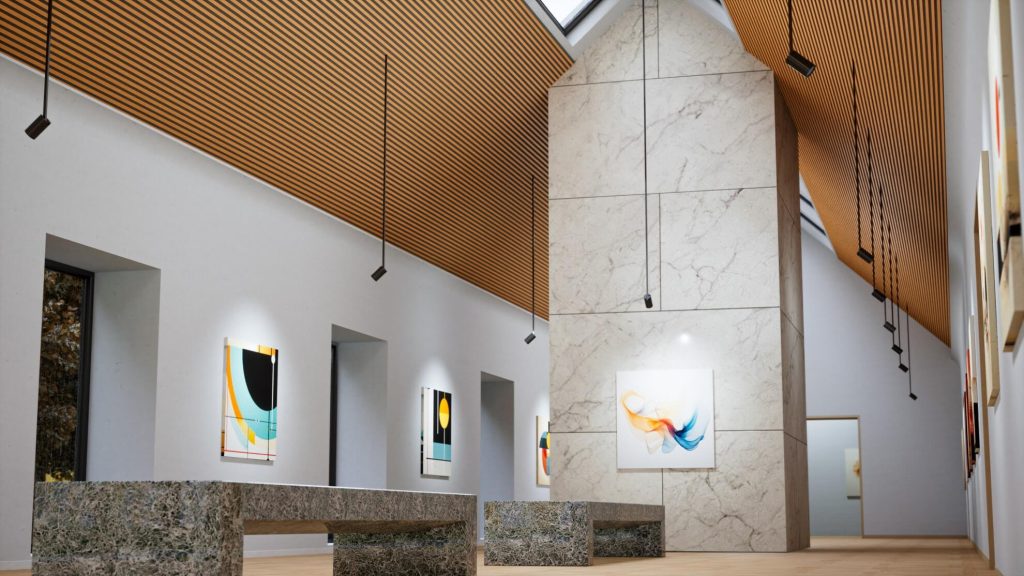 Wood Slat Panels Material Logiq