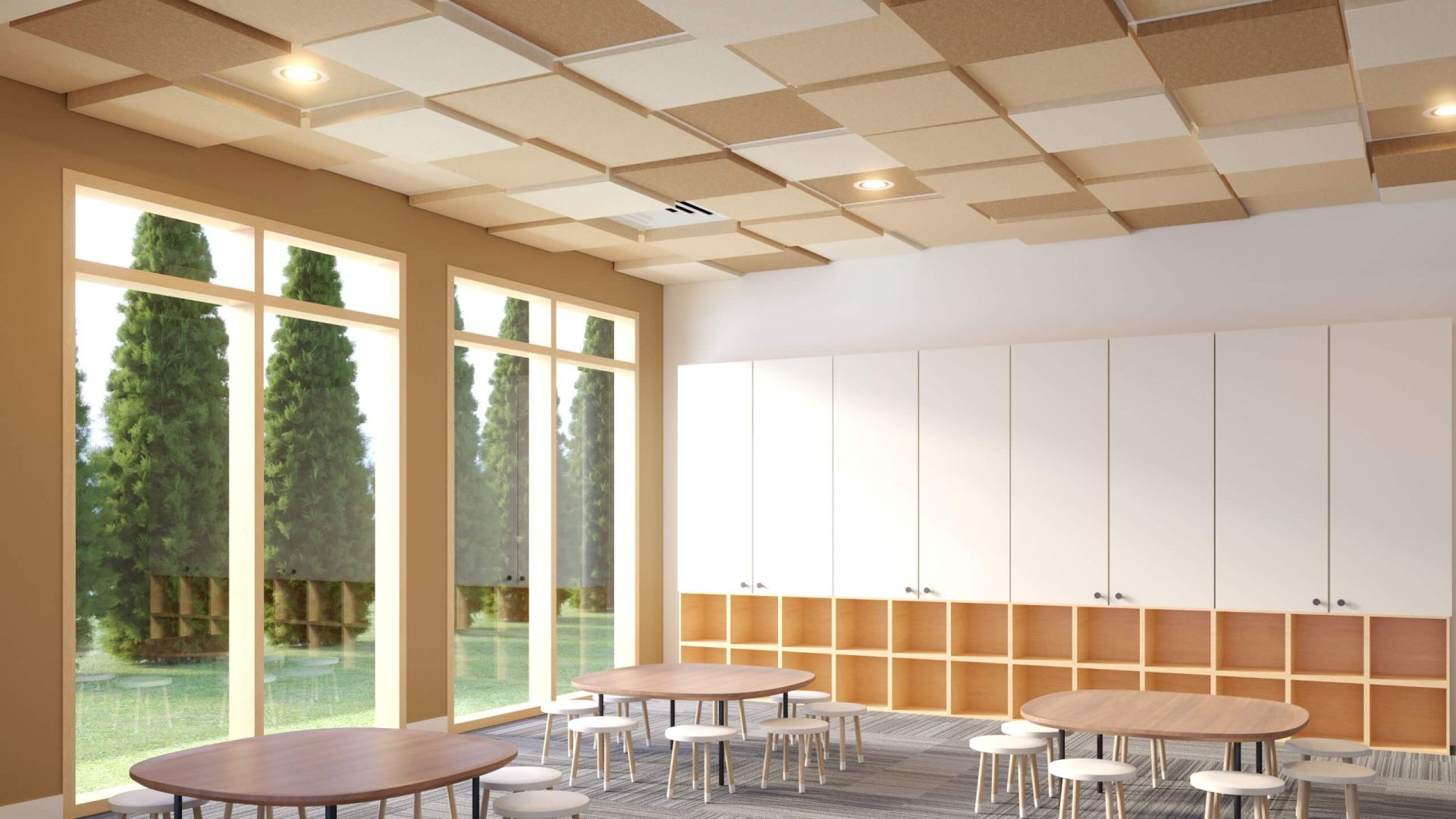 Pet Felt Ceiling Tiles Material Logiq